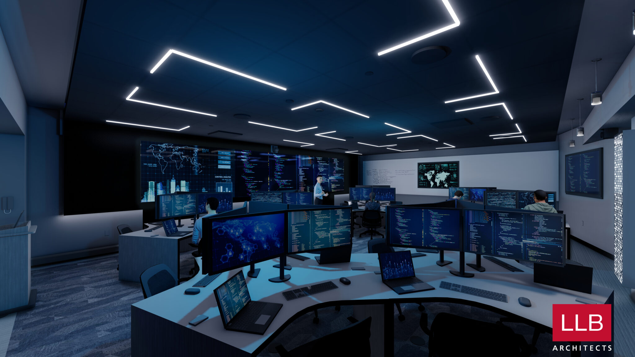 Rendering of New Cybersecurity Classroom at Rhode Island College « LLB ...