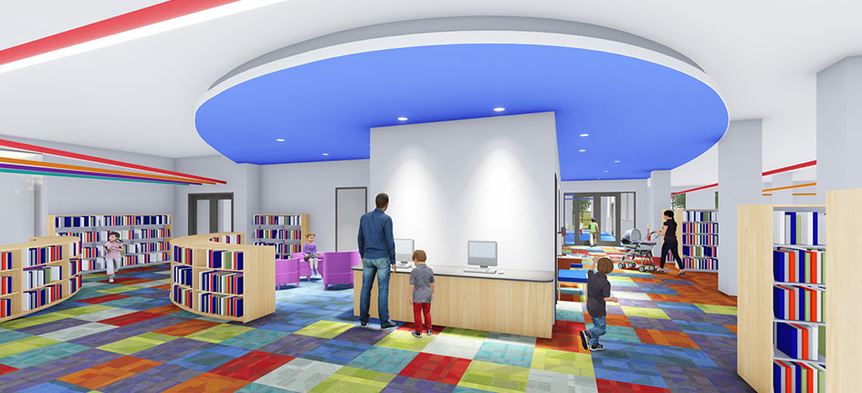 Newton Children’s Library « LLB Architects | Lerner Ladds Bartels