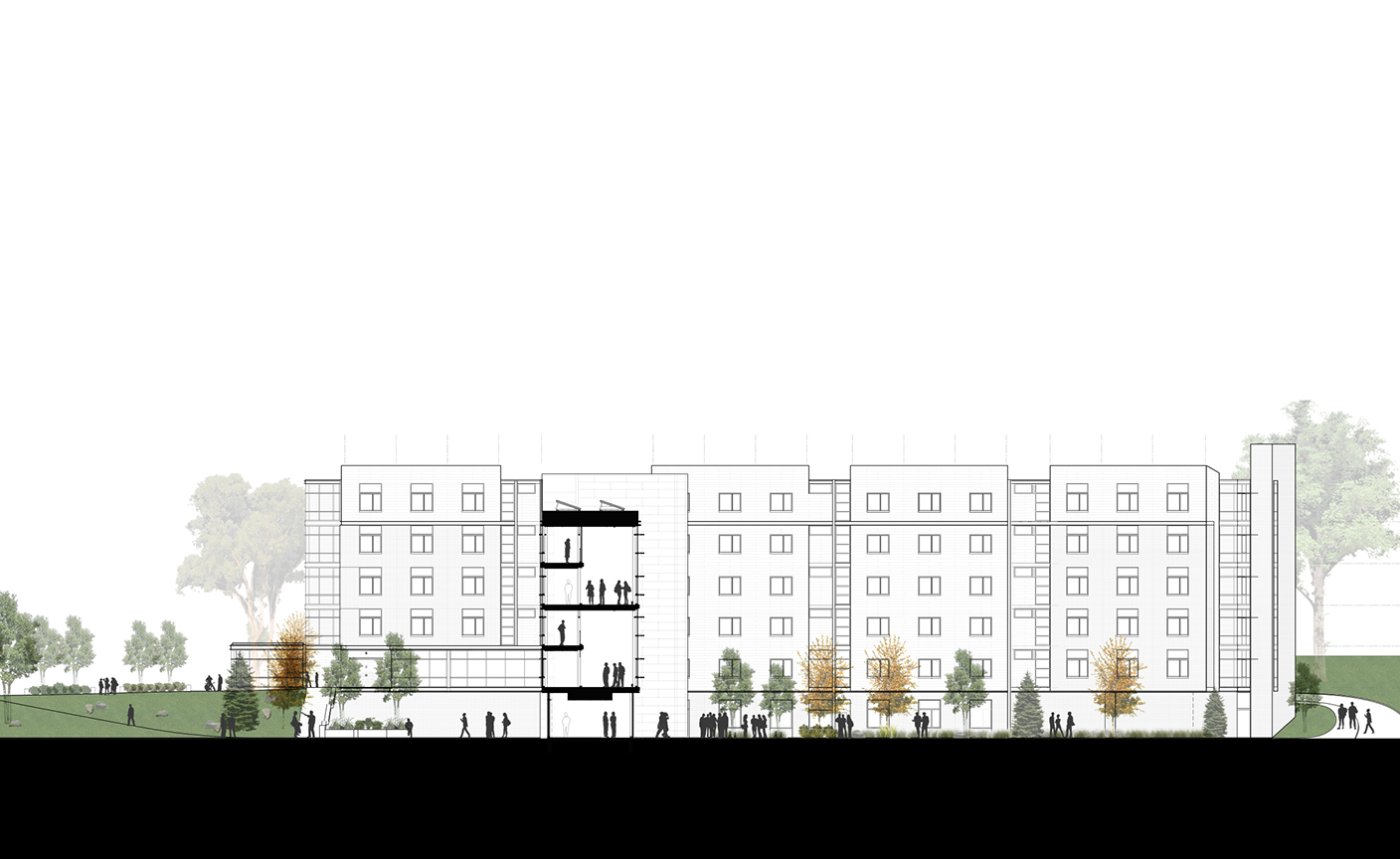 Hillside Hall at University of Rhode Island « LLB Architects | Lerner ...